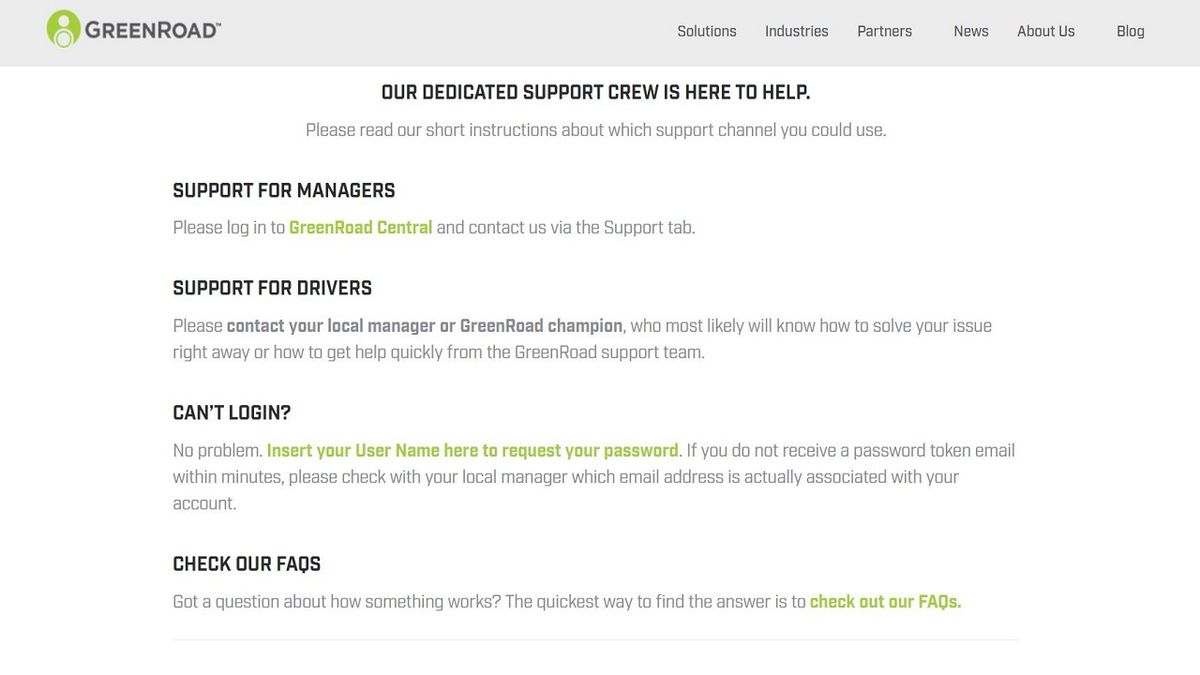 GreenRoad fleet management review | TechRadar