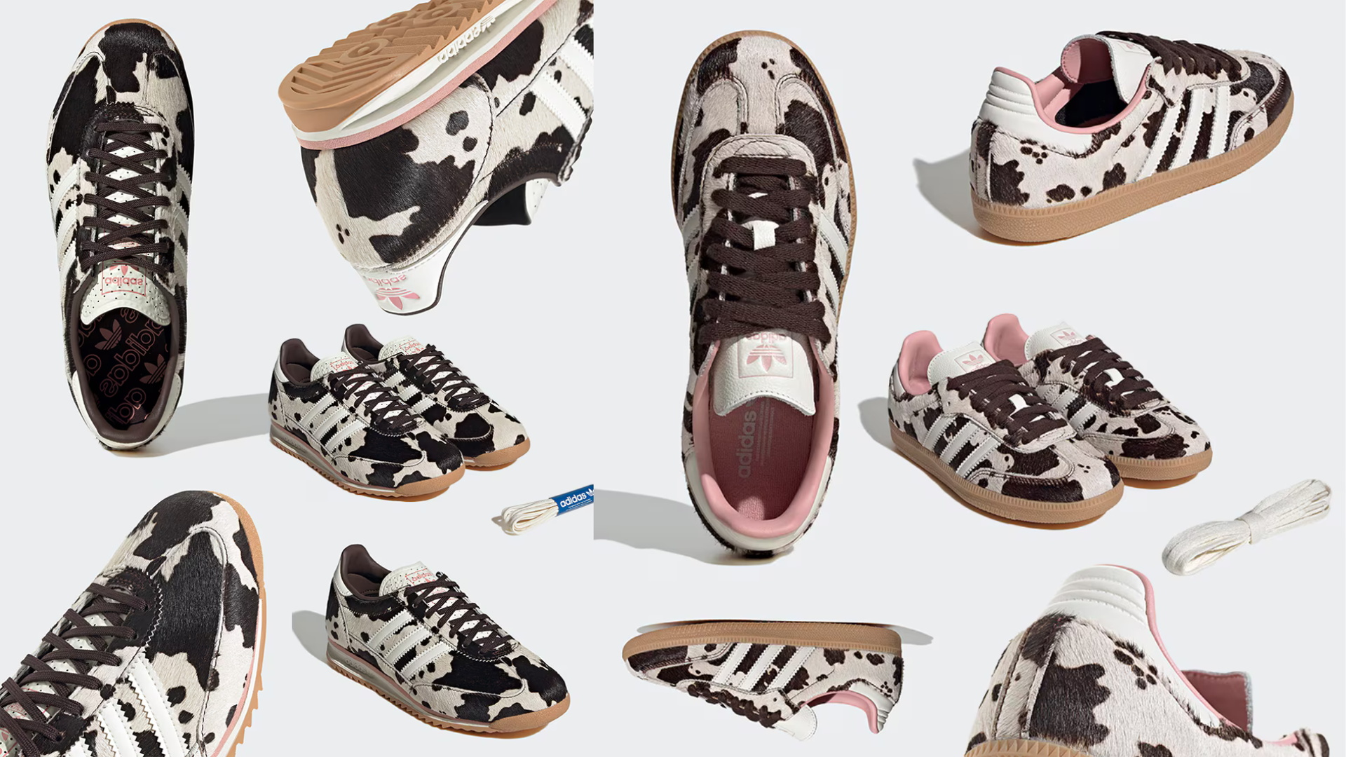 Like everyone else, I'm obsessed with these Adidas cow print trainers ...