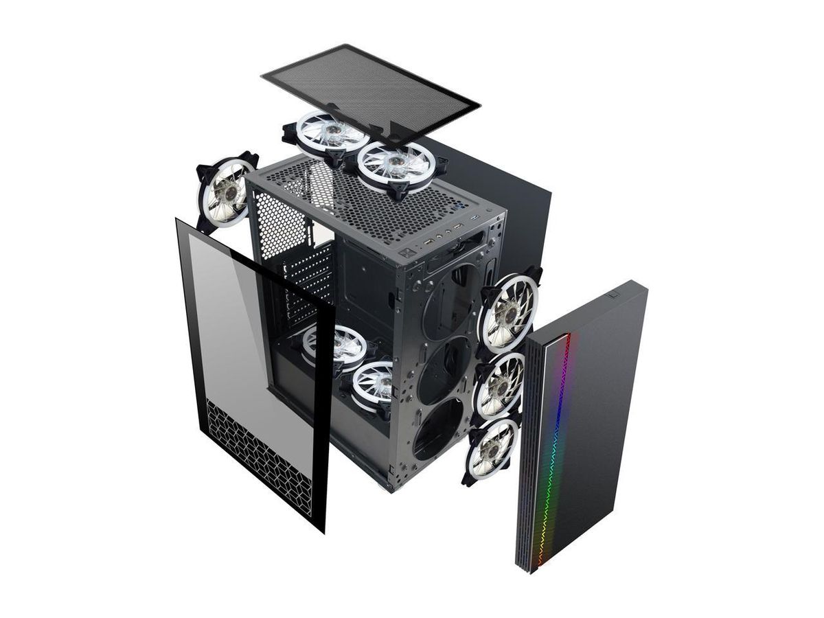 Barebones But Spacious DIYPC Case for $40, Comes With Tempered Glass ...