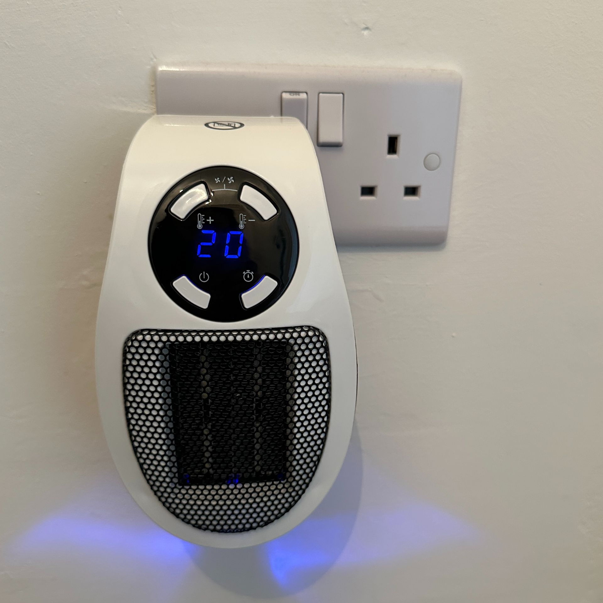 I tried an £18 plug-in heater from Dunelm: is it worth it? | Ideal Home