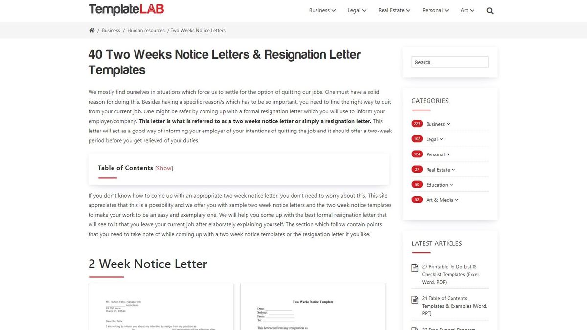 Five inspiring two weeks' notice templates | TechRadar