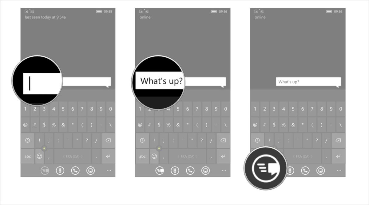 How to send messages with WhatsApp for Windows 10 Mobile phones ...