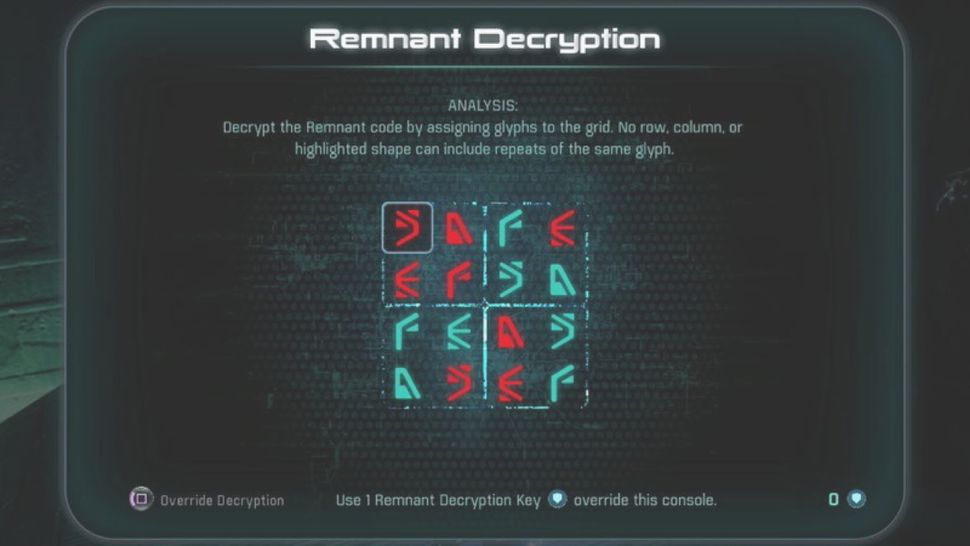 Mass Effect Andromeda Remnant Decryption glyph puzzle solutions guide ...