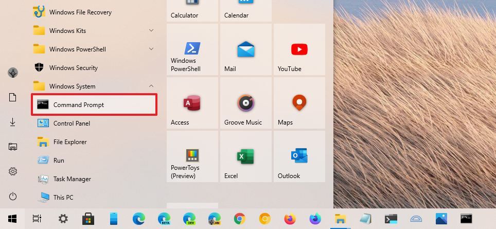 How to launch Command Prompt (standard and admin) on Windows 10 ...