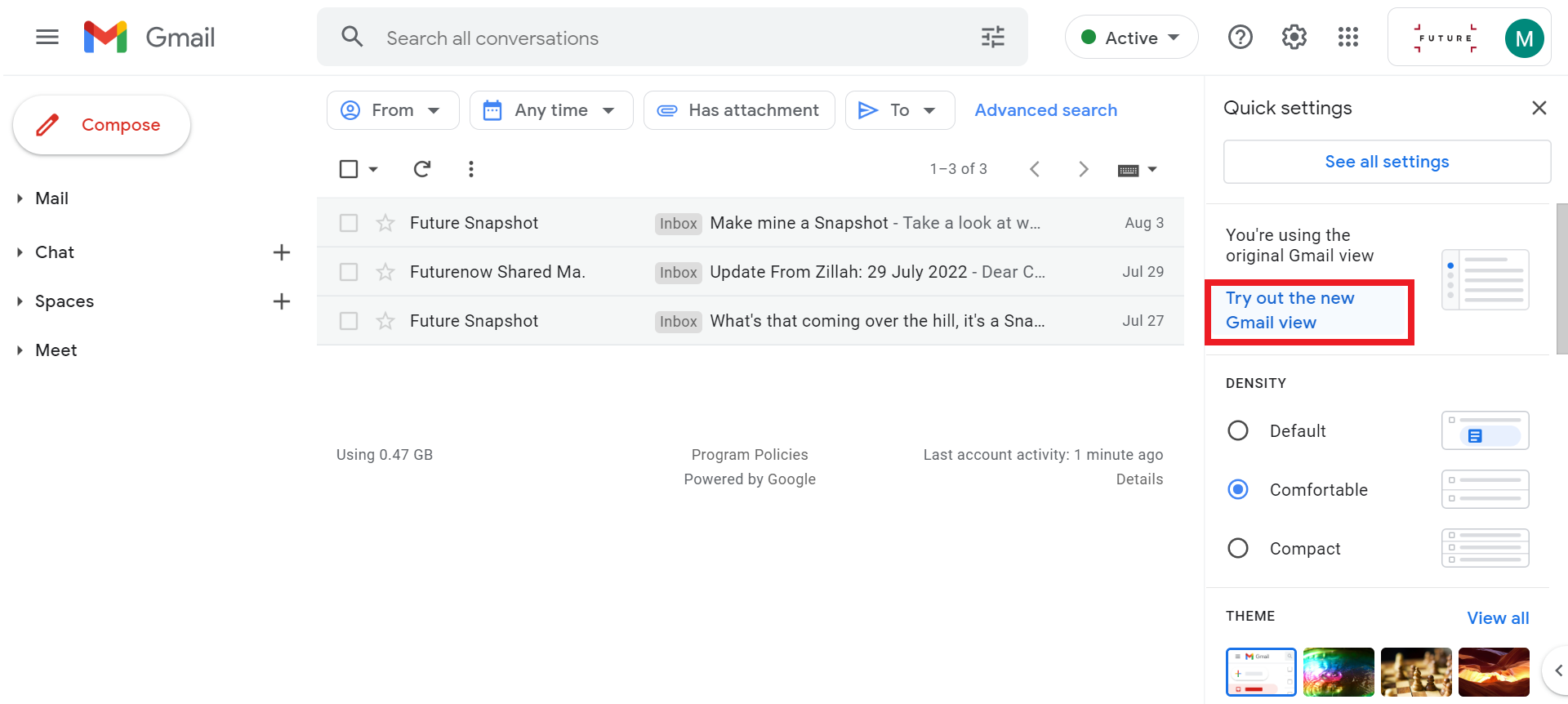 How to change side panels in Gmail | Tom's Guide