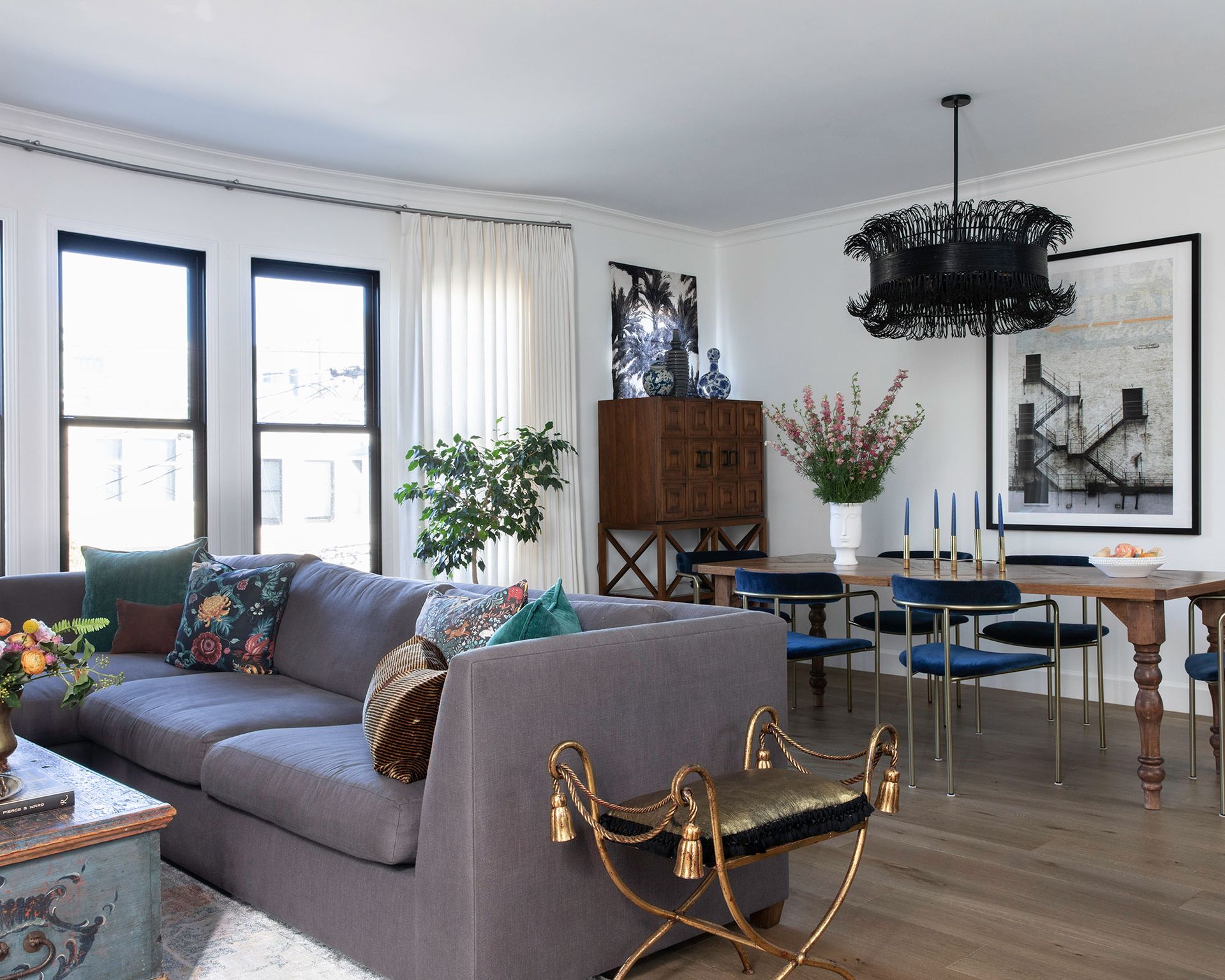 This cool Californian home makes its mark with clever color choices ...