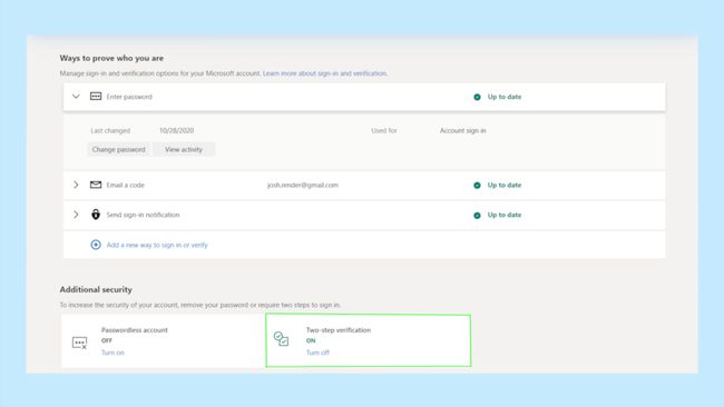 How to set up two-factor authentication for your Microsoft account | Tom's Guide