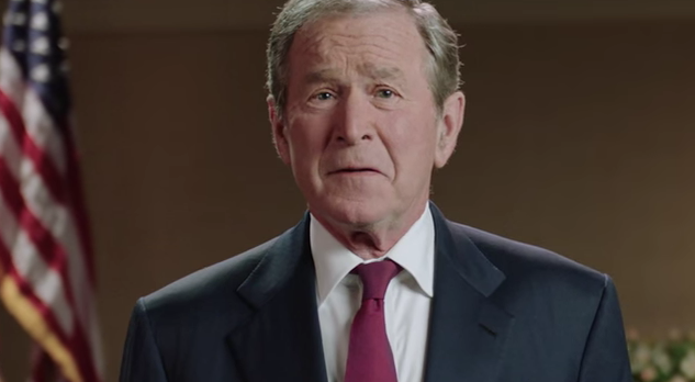 George W. Bush makes first public appearance for Jeb in Super Bowl ad ...