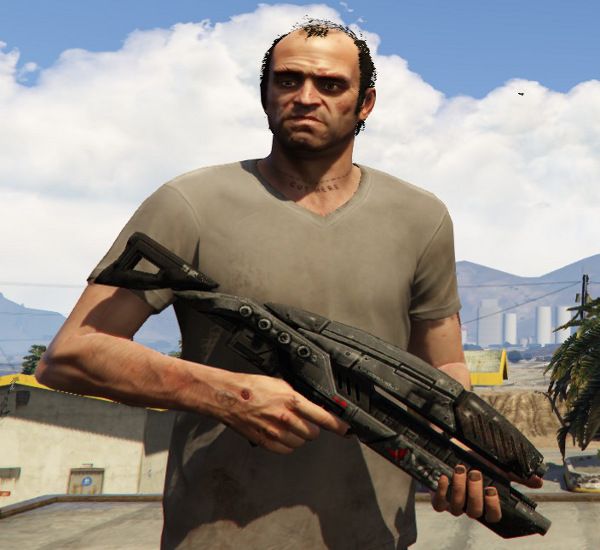 GTA 5 Mod Unleashes Reaper From Mass Effect | Cinemablend
