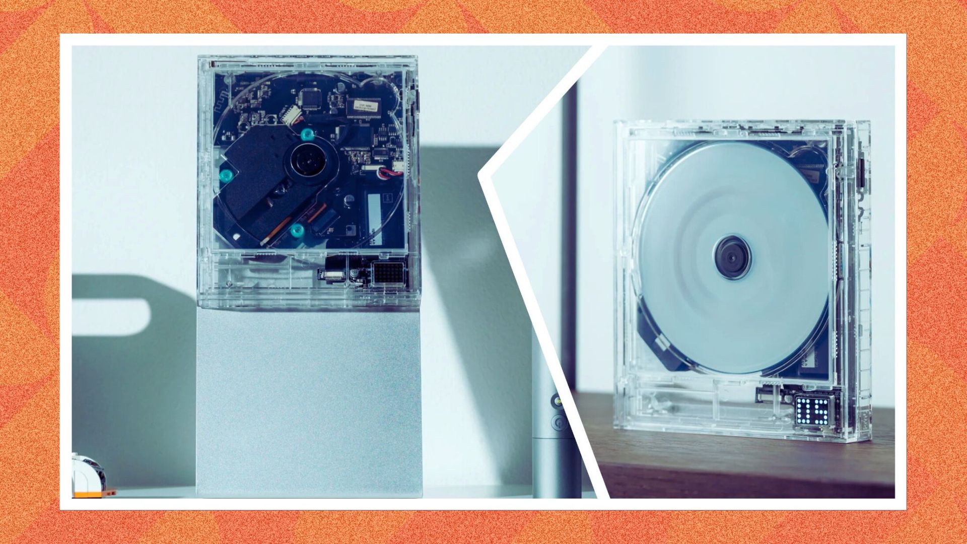 ClearFrame CD player revives physical media with a see-through twist ...