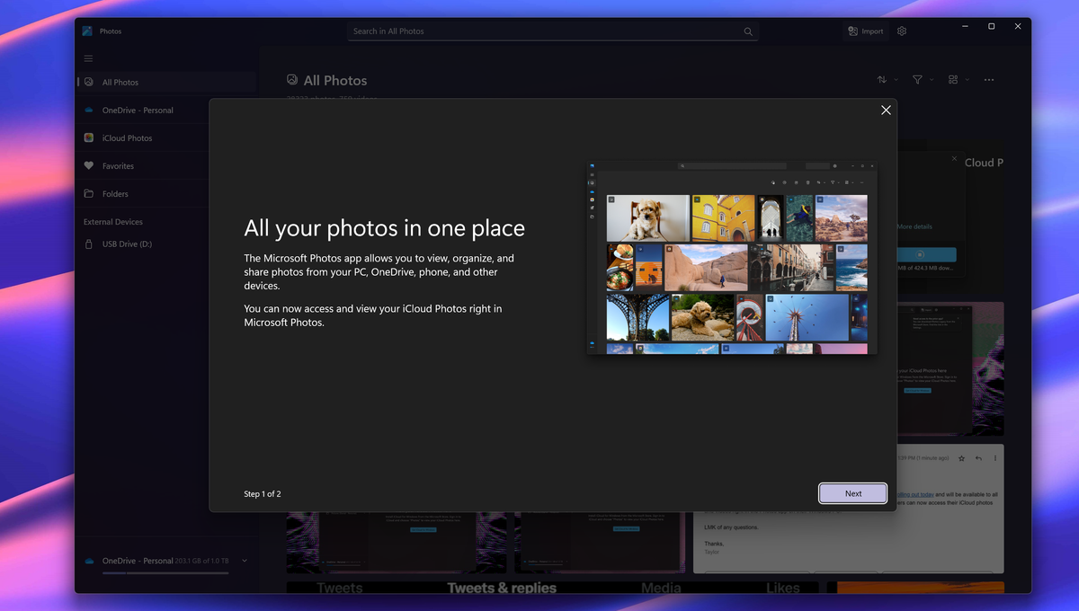 Windows 11 Photos app now integrates with iCloud | Windows Central