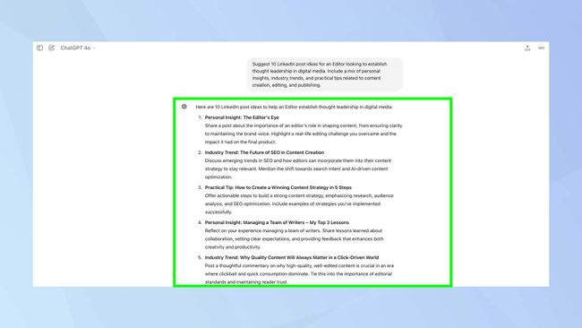 5 powerful ChatGPT prompts to boost your linkedIn profile | Tom's Guide