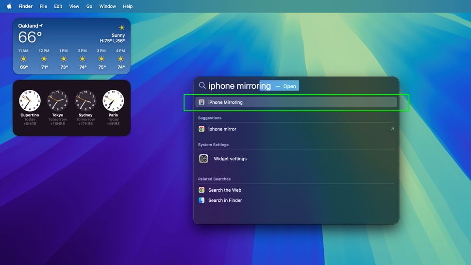 How to set up iPhone Mirroring in macOS Sequoia | Tom's Guide