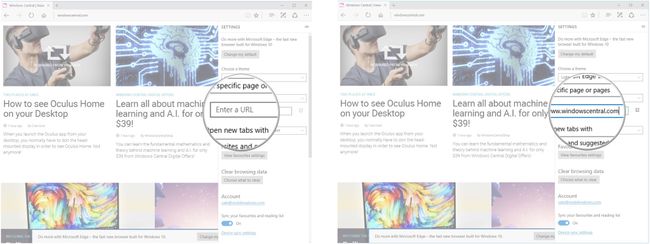 How to customize launch and tab options in Edge for Windows 10 ...