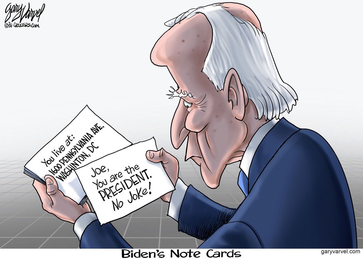 Biden's note cards | The Week