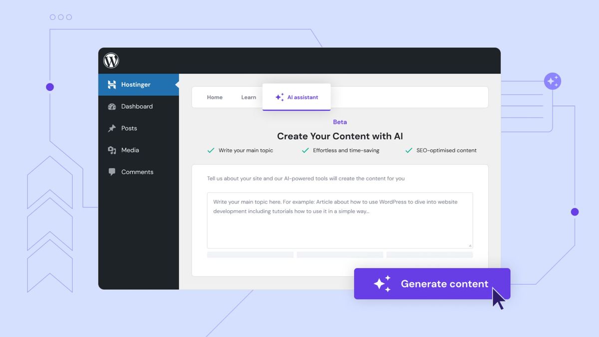 Exclusive: Hostinger's new AI tool can write your entire blog post so ... Exclusive: Hostinger's new AI tool can write your entire blog post so ...