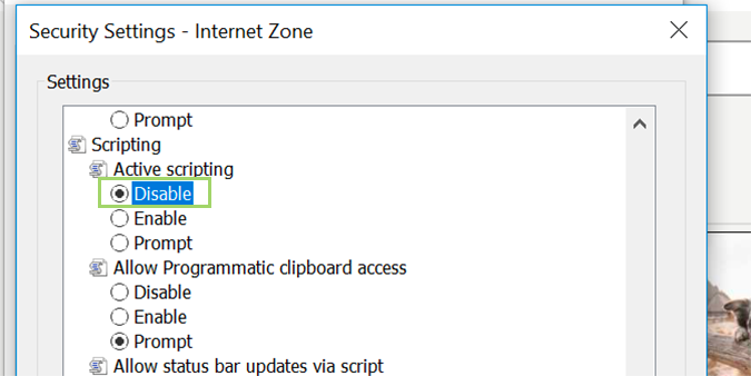 How to Disable Active Scripting in Internet Explorer | Laptop Mag