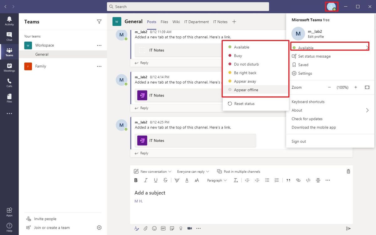 How to change status settings on Microsoft Teams | Windows Central
