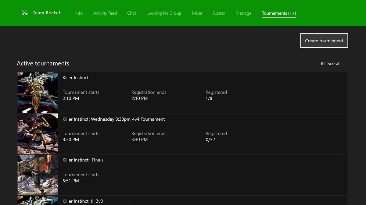 How to create an Xbox Arena tournament on Xbox One or Windows 10 ...