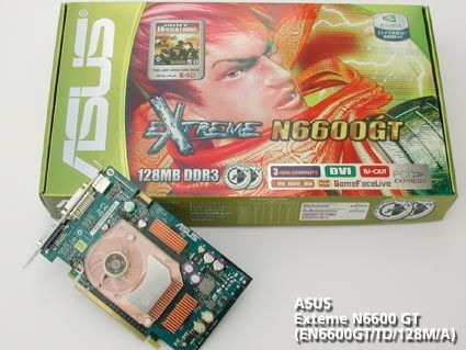 Asus Extreme N6600GT (EN6600GT/TD/128M/A) - Good 3D Performance at a ...