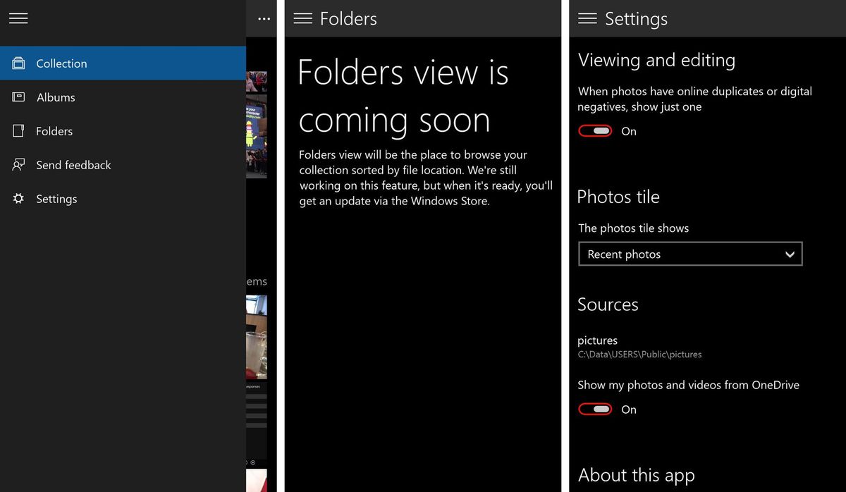 A closer look at the new Photos app on Windows 10 Preview for phones ...