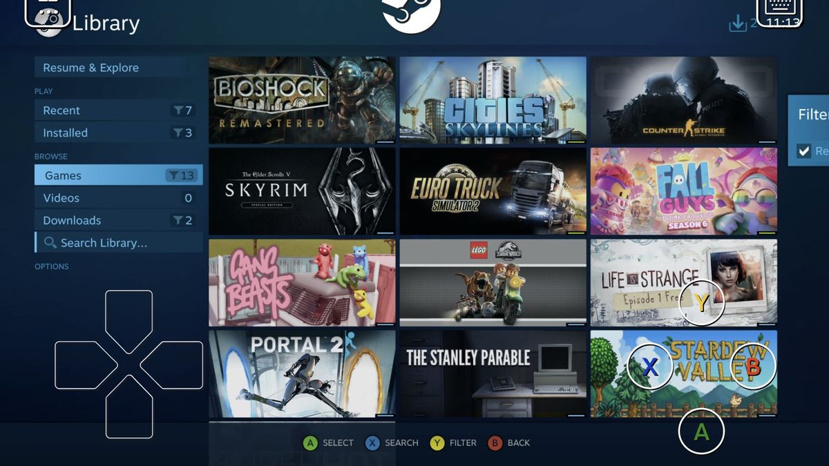 How to use Steam on a tablet | GamesRadar+