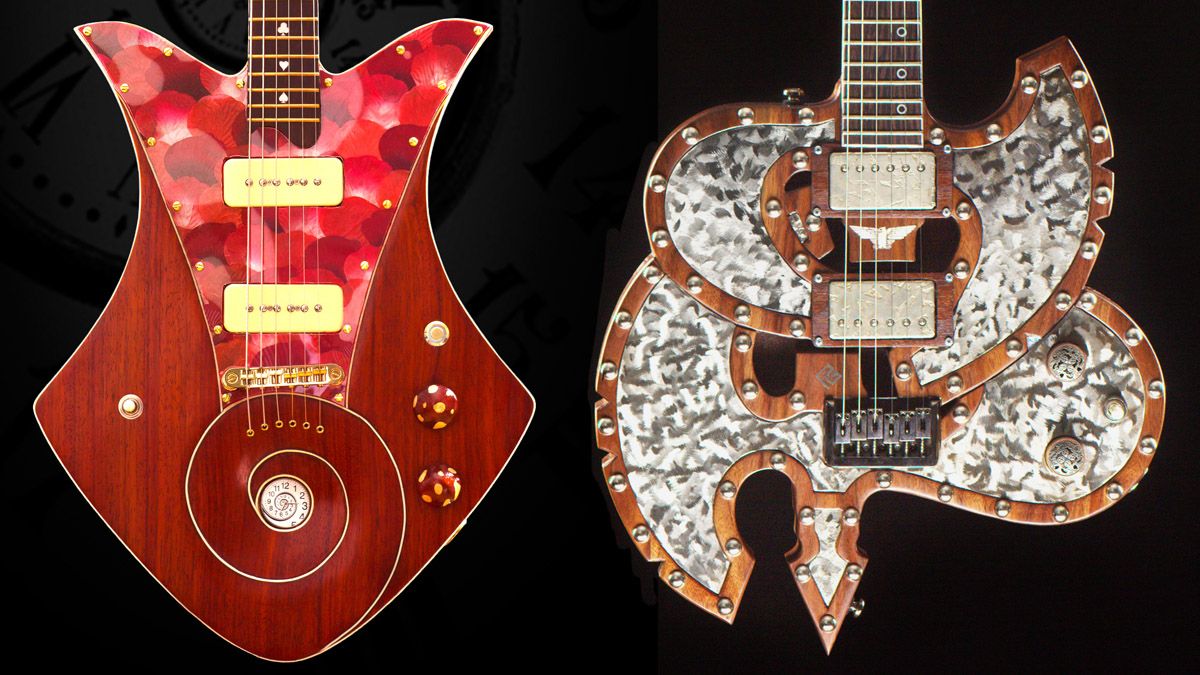 These Alice In Wonderland and Saxon guitars have to be seen to be ...