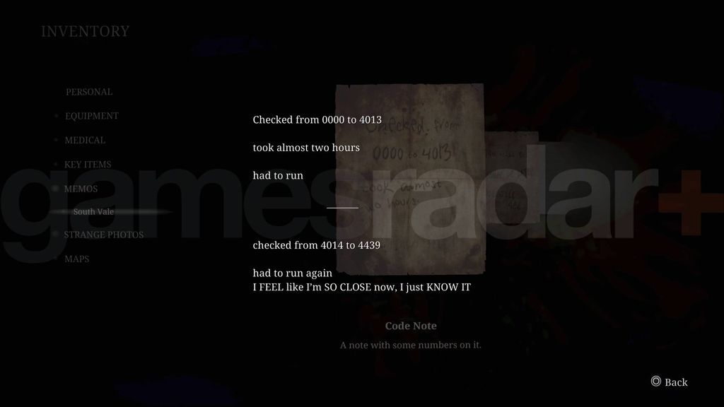 Silent Hill 2 Grand market keypad code location | GamesRadar+