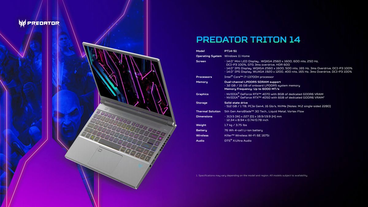 Acer's new Predator laptops offer glasses-free 3D and killer RTX 40 ...