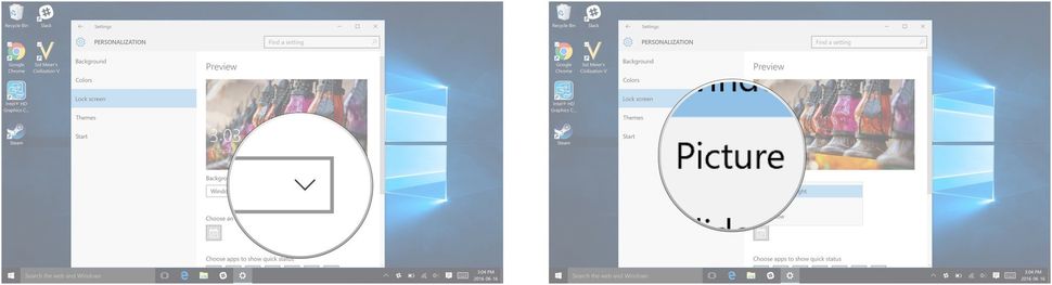 How to change the background on your lock screen on Windows 10 ...