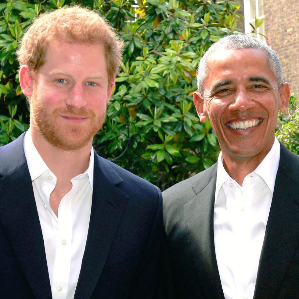 Prince Harry and Barack Obama Just Hung Out at Kensington Palace ...