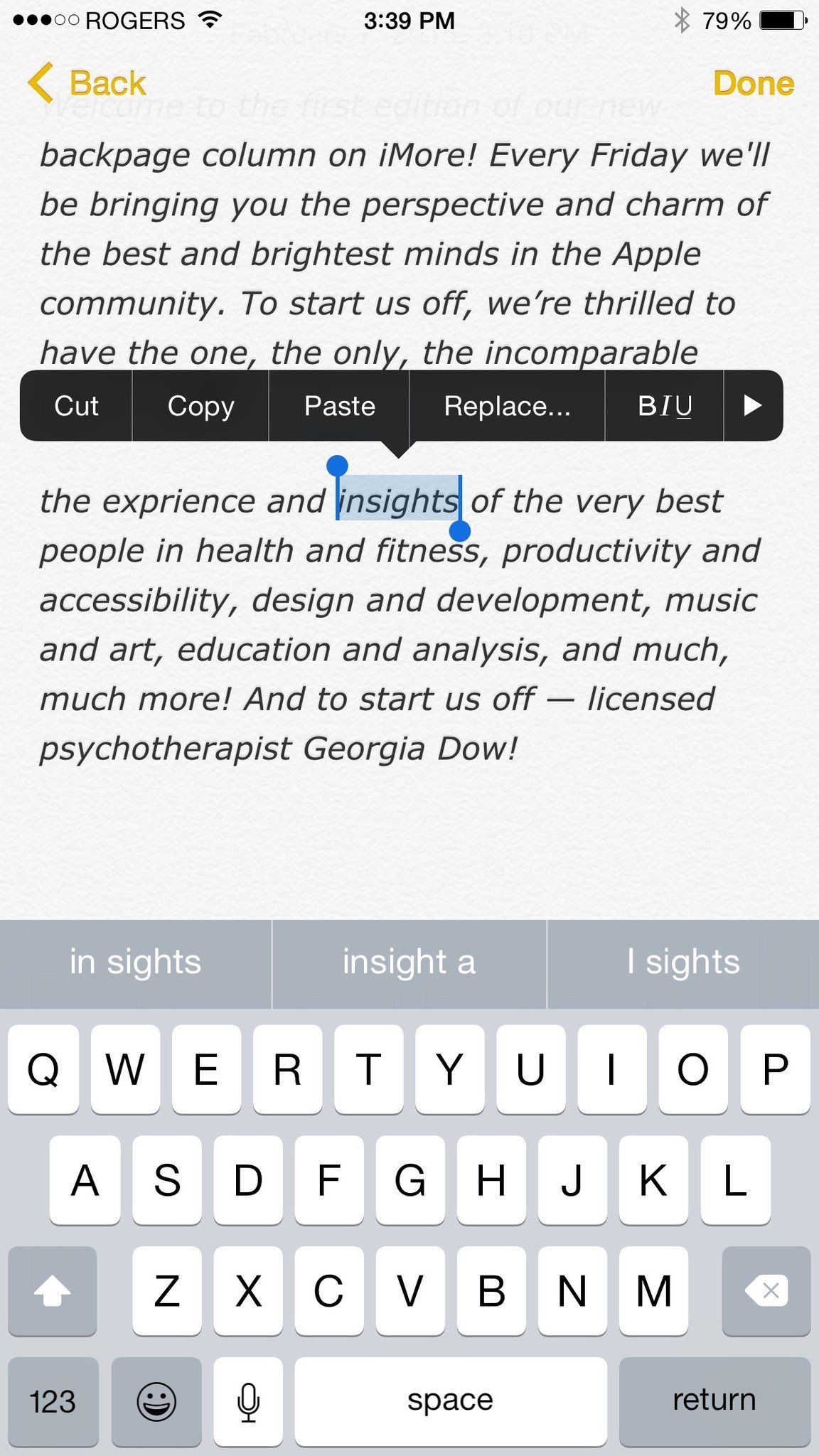Secret keyboard shortcuts: Speed up your typing! | iMore