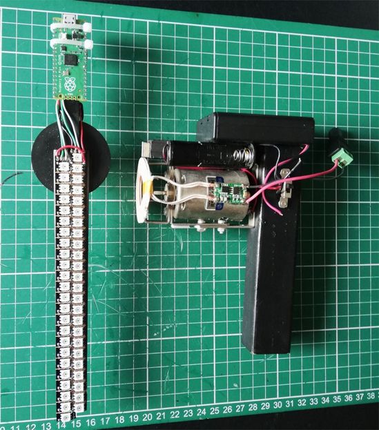 Raspberry Pi Pico Pov Display Spins Out A Dazzling Led Show Toms Hardware