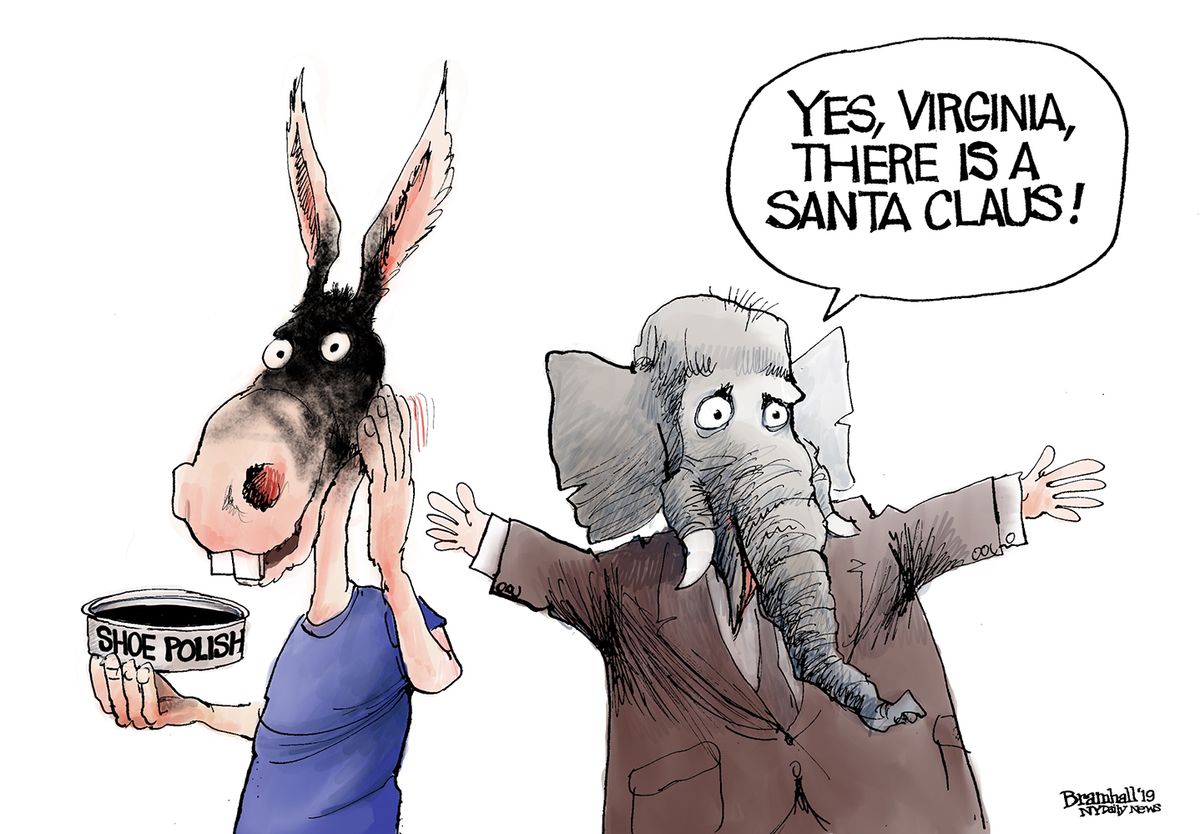 Political Cartoon U.S. Virginia Governor Blackface racism scandal | The ...