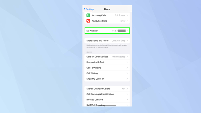 How to find your number on iPhone | Tom's Guide