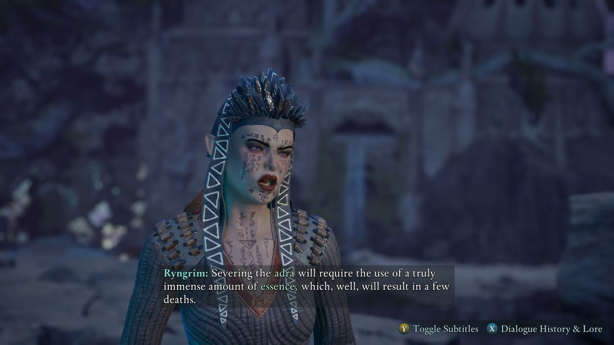 Avowed Shadows of the Past quest, side with Lödwyn or Ryngrim ...