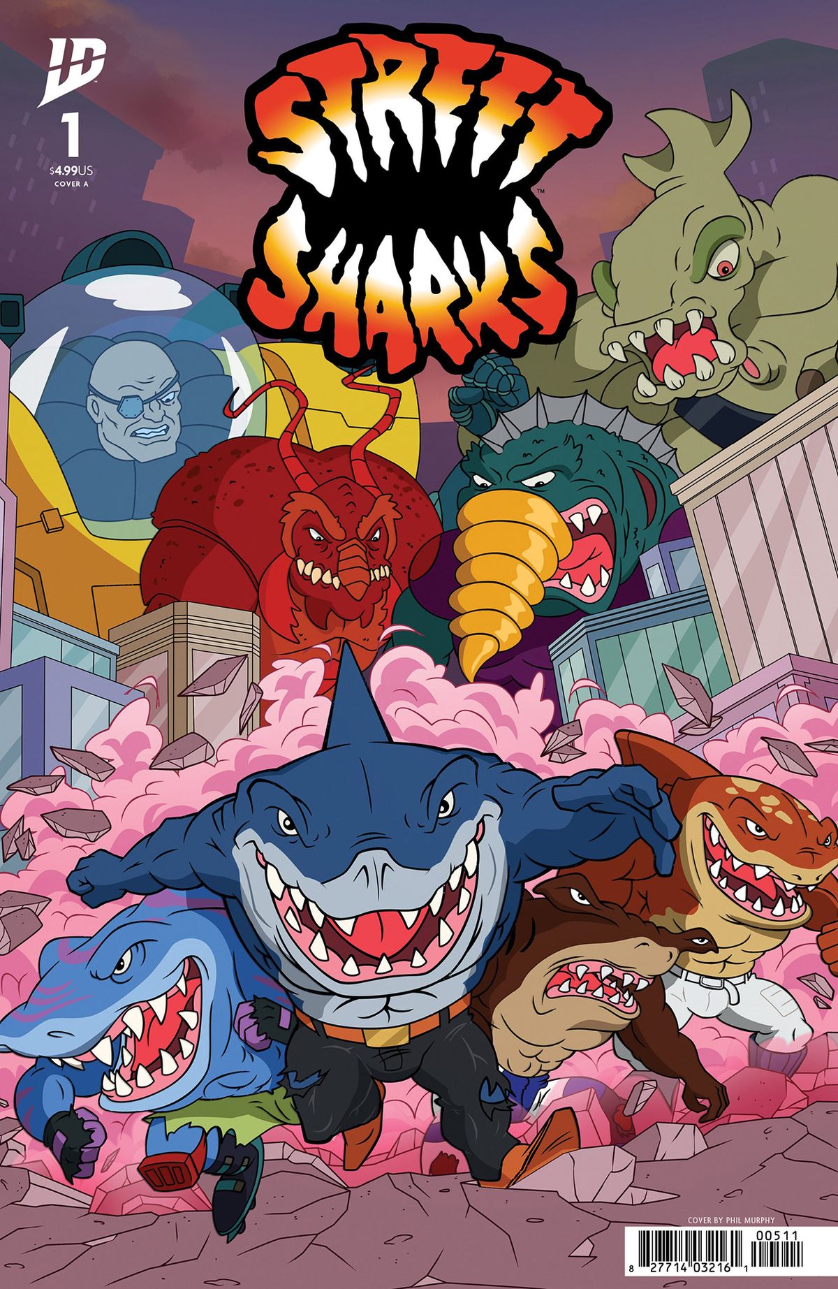 Over 30 years later, the Street Sharks are back in a comic that ...