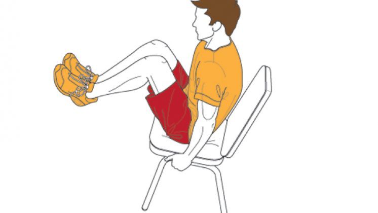 Reverse Chair Crunch | Coach