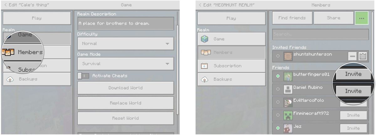 How to set up and manage a Realm in Minecraft Bedrock Edition | Windows ...