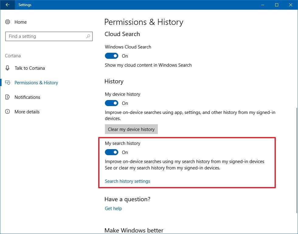How to manage Cortana settings on the Windows 10 Fall Creators Update ...