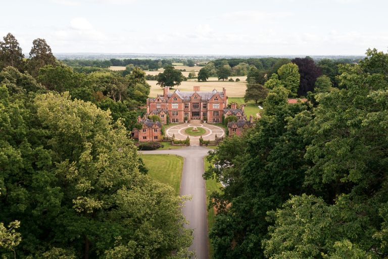 A recently refurbished Jacobean hall with 100 acres, a clocktower, lake ...