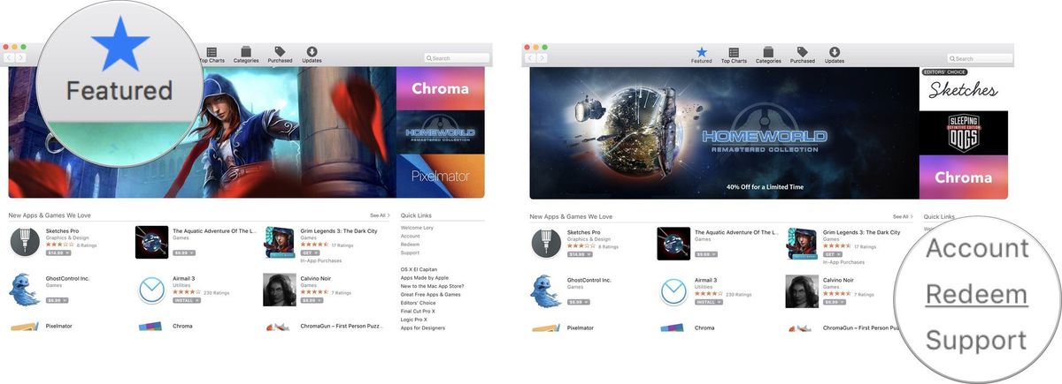 How to redeem a gift card or promo code in the Mac App Store | iMore