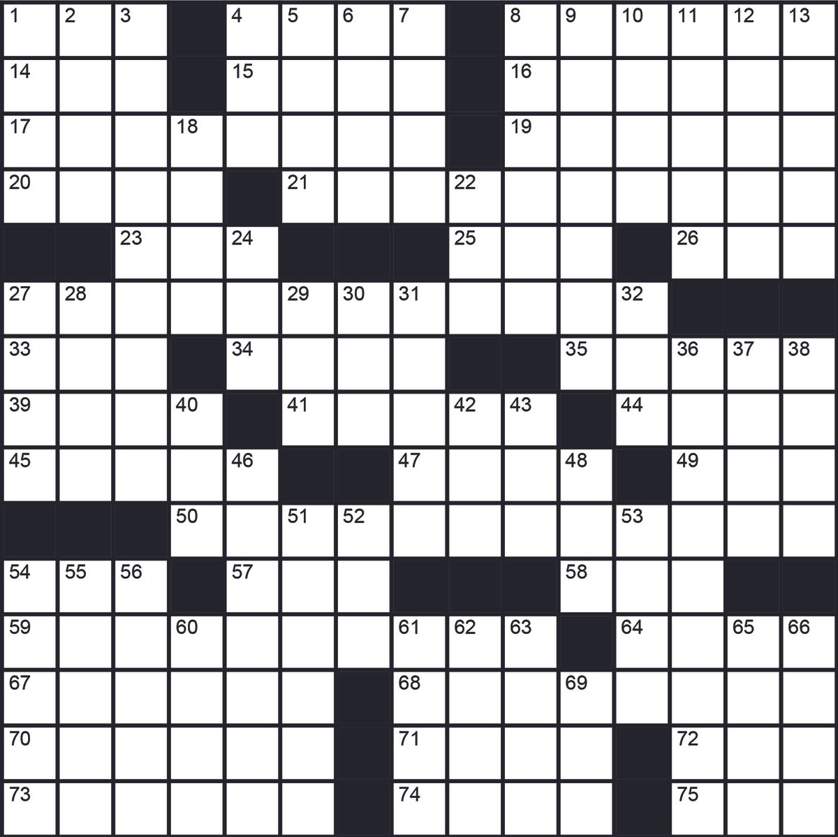 Puzzles: Interactive Crossword - Issue: June 9, 2023 | The Week