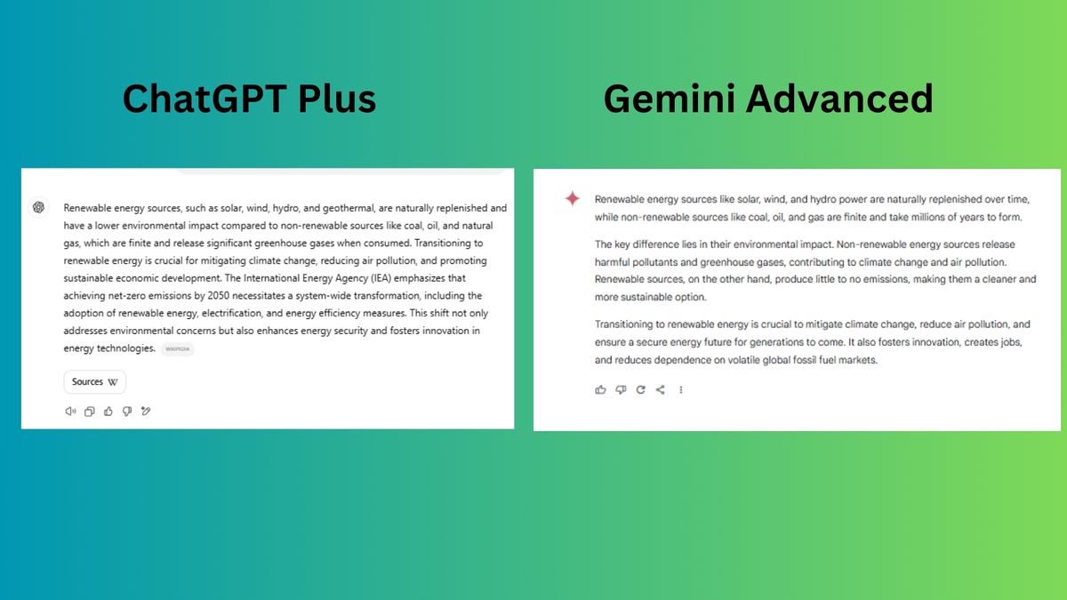 I tested ChatGPT Plus vs Gemini Advanced with 7 prompts — here’s the ...