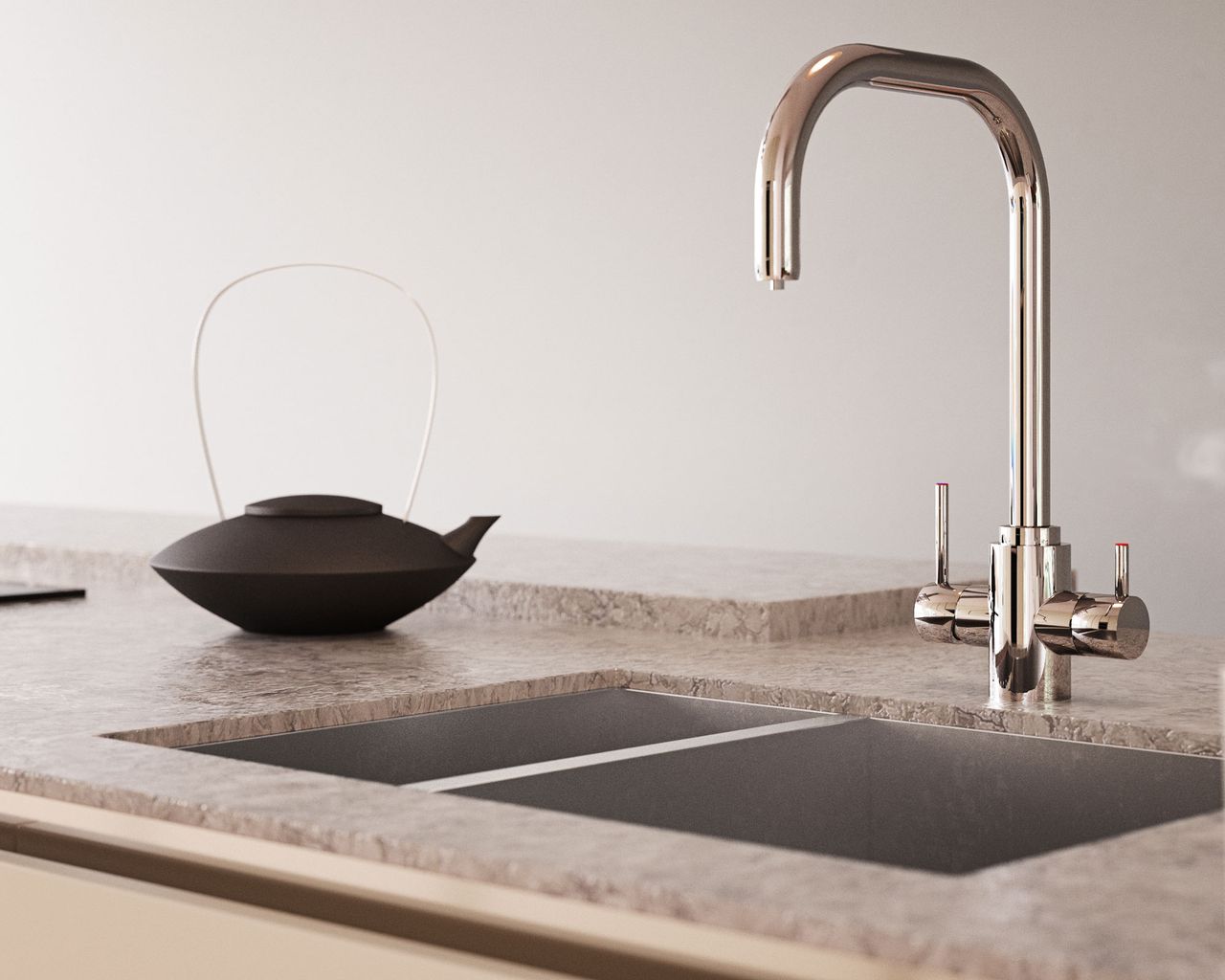 The new Michel Roux Jr kitchen range has just launched at Homebase