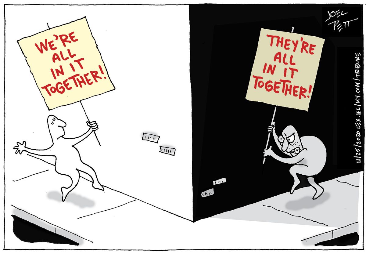 Political Cartoon U.S. Democrats Republicans division | The Week