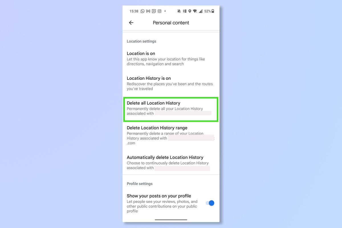 How to delete Google Maps location history | Tom's Guide