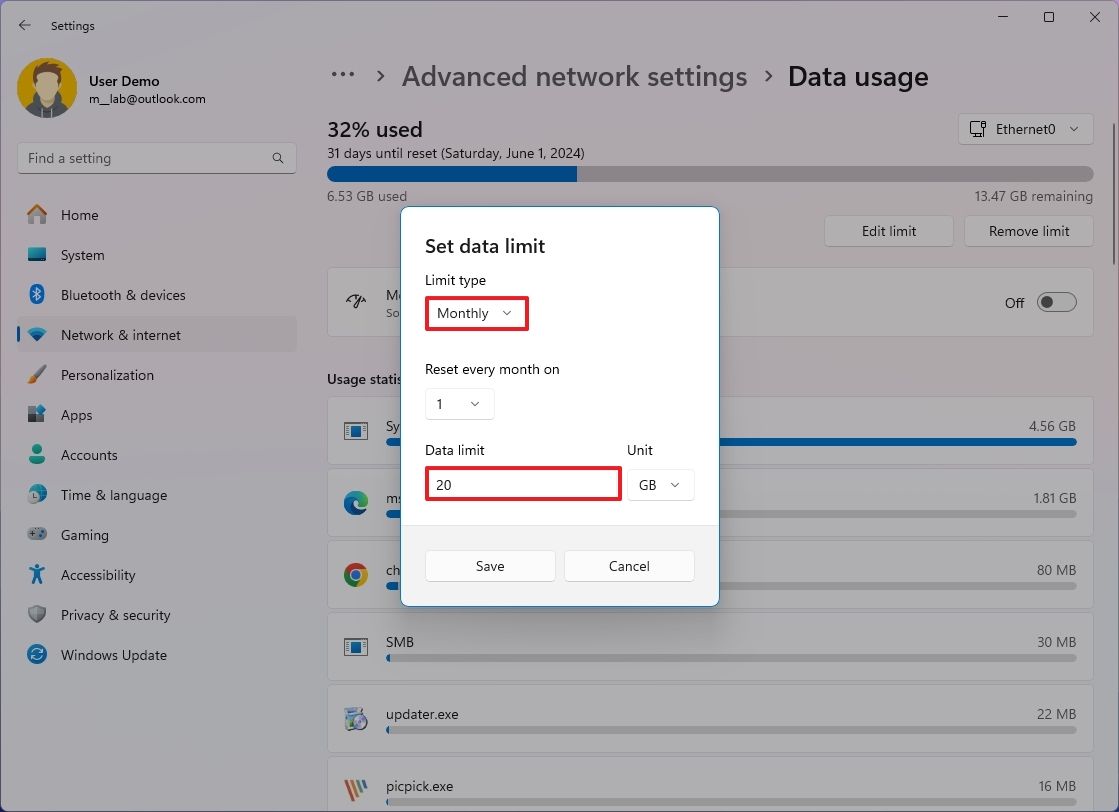 How to track internet data usage on Windows 11 | Windows Central