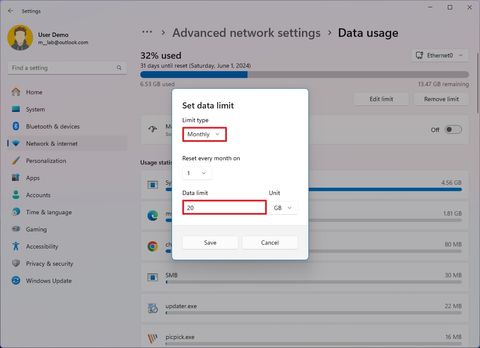 How to track internet data usage on Windows 11 | Windows Central