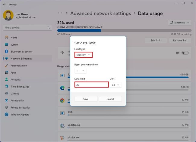 How to track internet data usage on Windows 11 | Windows Central